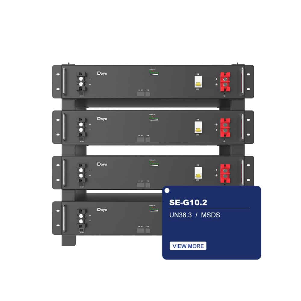 Deye SE-G10.2 - 10.24 kWh Battery Storage Safe & Scalable